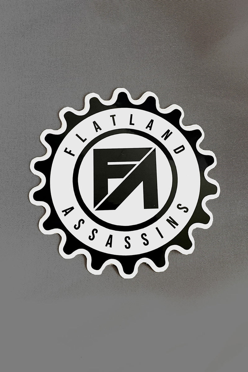 FA Sprocket Sticker – Flatland Assassins